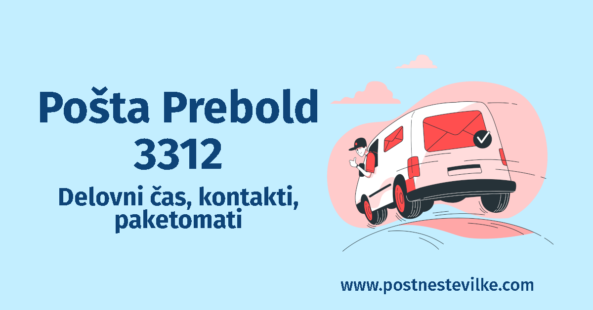 Pošta Prebold 3312 - Poštne Številke